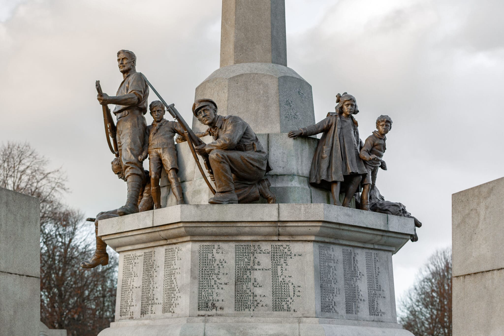 Managing poppy wreaths at Port Sunlight War Memorial | Port Sunlight ...